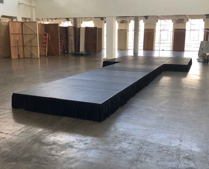 6,6’ X 3,3’ Adjustable Stage Riser - GeoEvent - Production AV Equipment ...