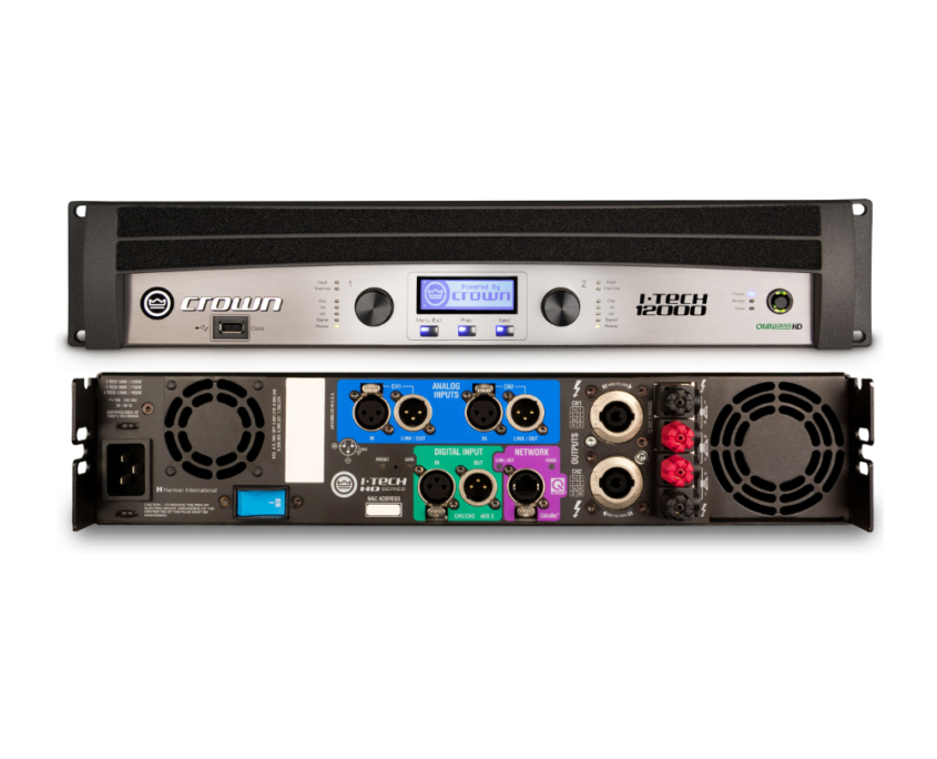 Crown Audio I-Tech 12000HD | Crown 12000 Amplifier - GeoEvent ...